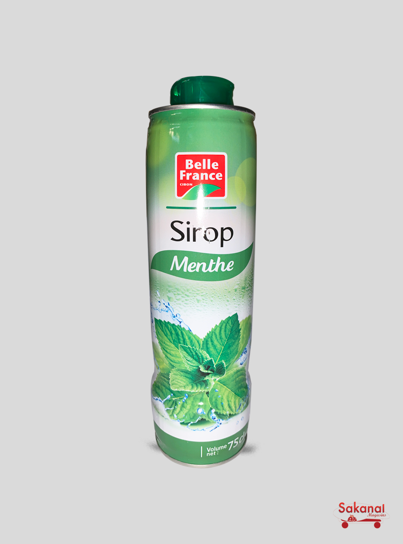 SIROP BELLE FRANCE MENTHE 75CL⎟Sakanal magasins
