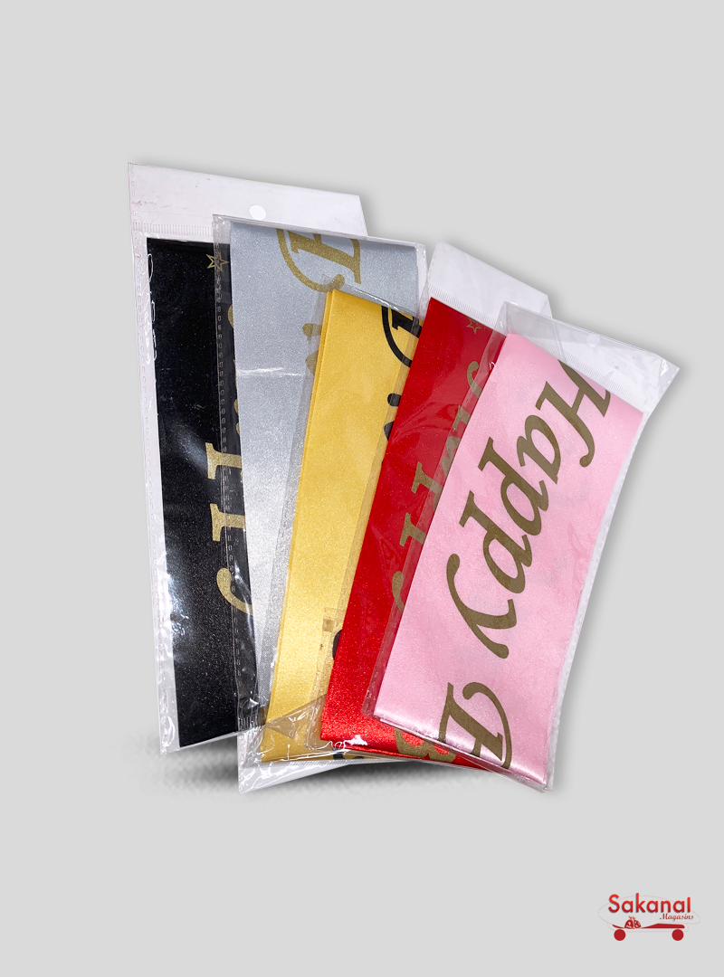 BANDE RUBAN HAPPY BIRTHDAY