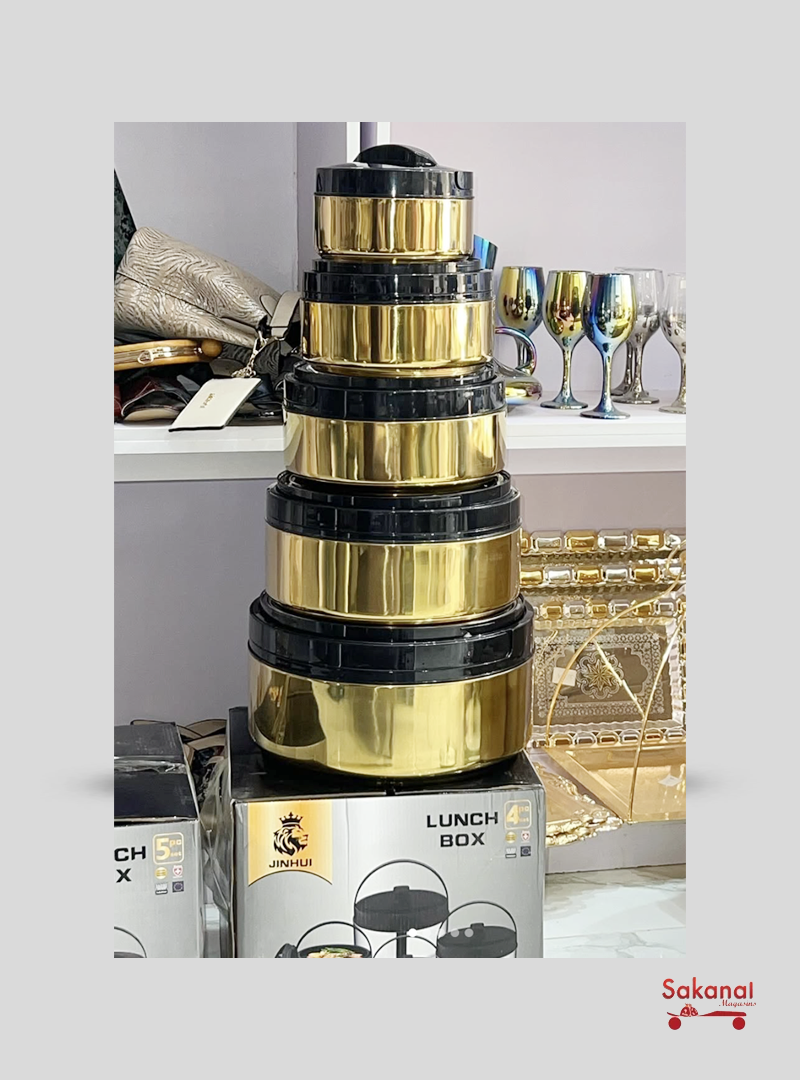 ENSEMBLE BOL 24H NICKEL LUNCH BOX N.6688 4PCS 1L,2L,4L,6L - Superma...